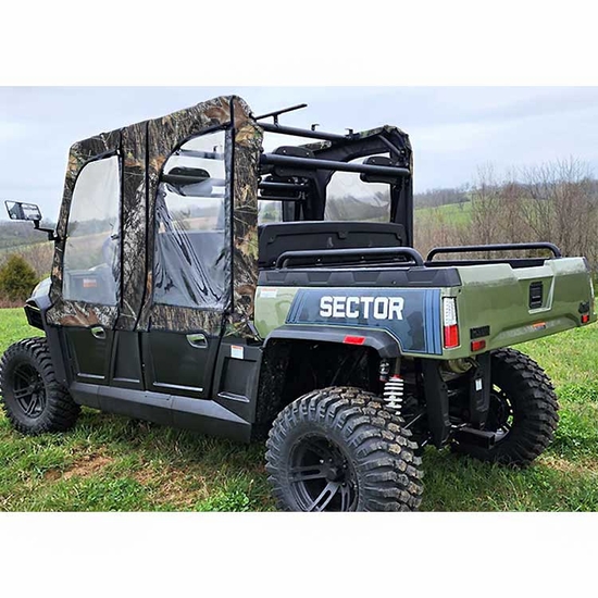 Hisun Sector 750 Crew Camo 3 Star Soft Upper Doors | Side By Side Stuff