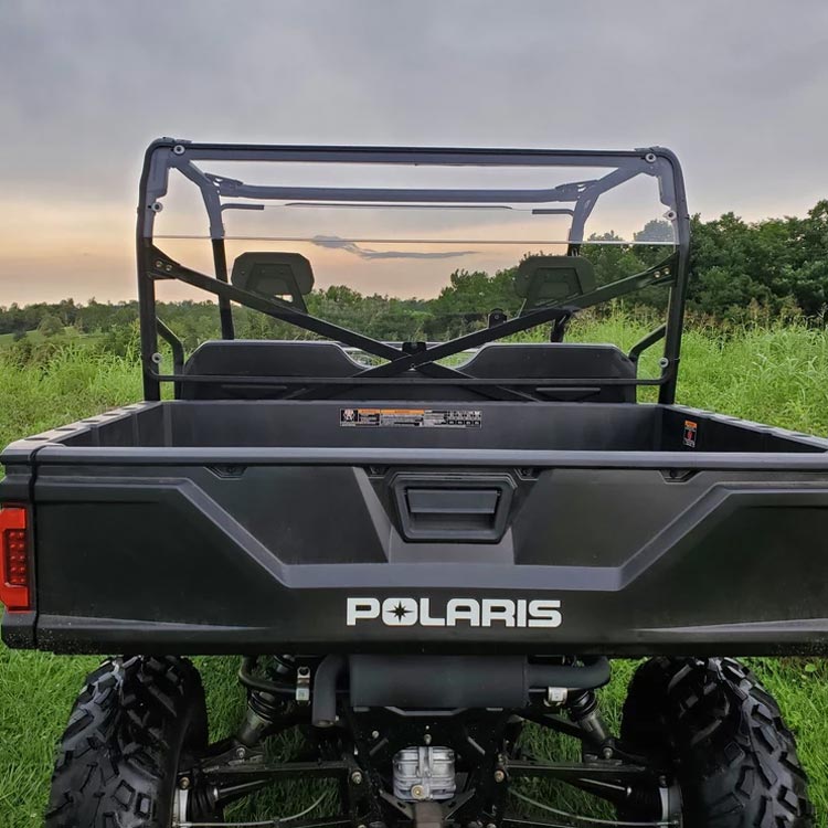 2009-17 Polaris Ranger 700, 800 Vented Hard Rear Windshield