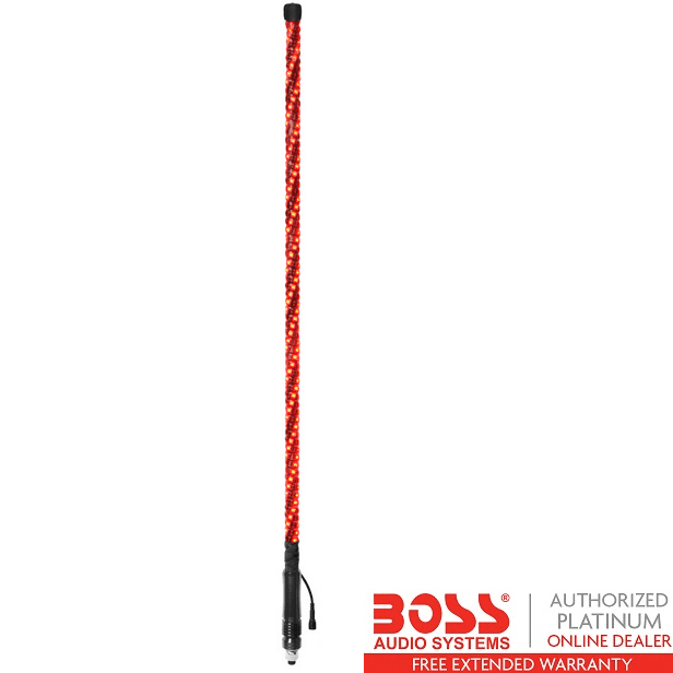 Boss Four Foot RGB LED Whip | Side by Side Stuff