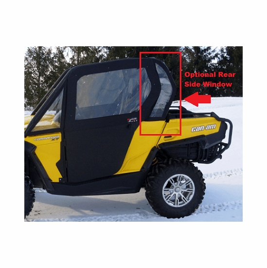 Can Am Commander Convertible Hinged Doors | Side by Side Stuff