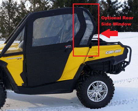 2014-20 Can Am Commander Convertible Full, Half Hinged Doors