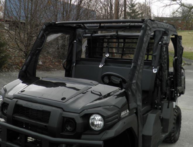 Kawasaki Mule ProFXT Doors Rear Window | Side By Side Stuff