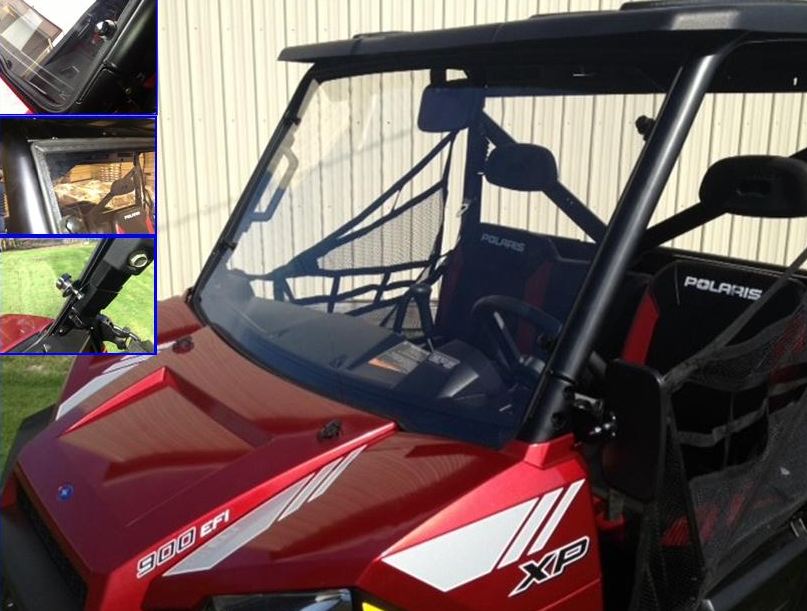 Polaris Ranger XP 1000 Full Windshield | Side By Side Stuff