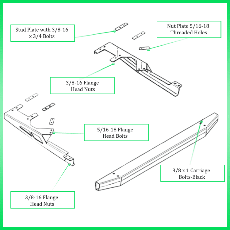Yamaha Wolverine RMAX2 Rear Bumper | Side By Side Stuff
