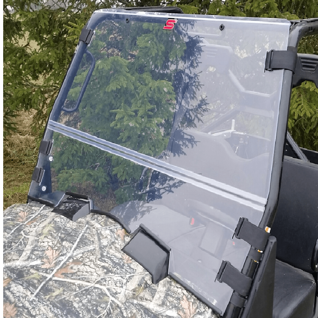 Fold Down Front Windshield for UXV 450 | Side by Side Stuff