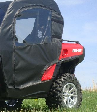 2011-20 Can Am Commander Onyx Black 3 Star Soft Full Door Set