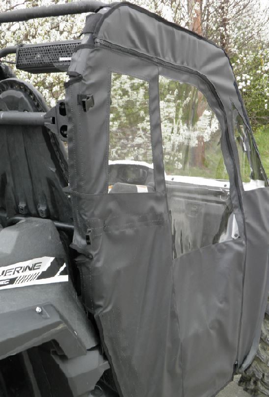 Yamaha Wolverine Black 3 Star Full Door Set | Side By Side Stuff