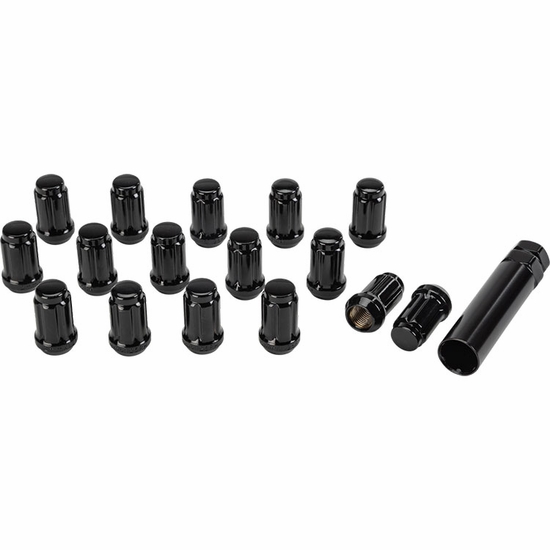 ITP Black 12mm x 1.25 Splined and Tapered Lug Nuts | Side By Side Stuff