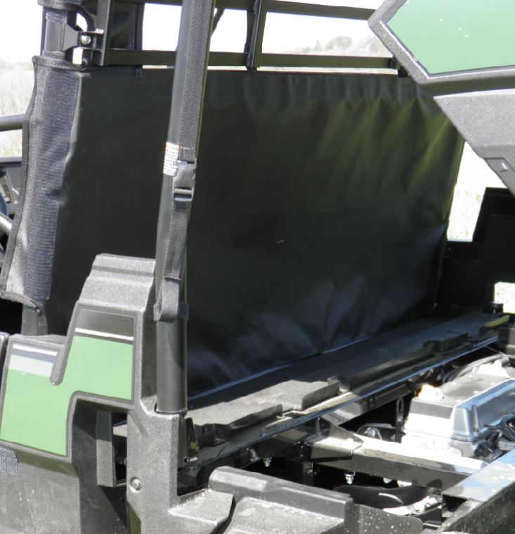 Kawasaki Mule Pro-FXT & Pro-DXT Black 3 Star Rear Soft Panel