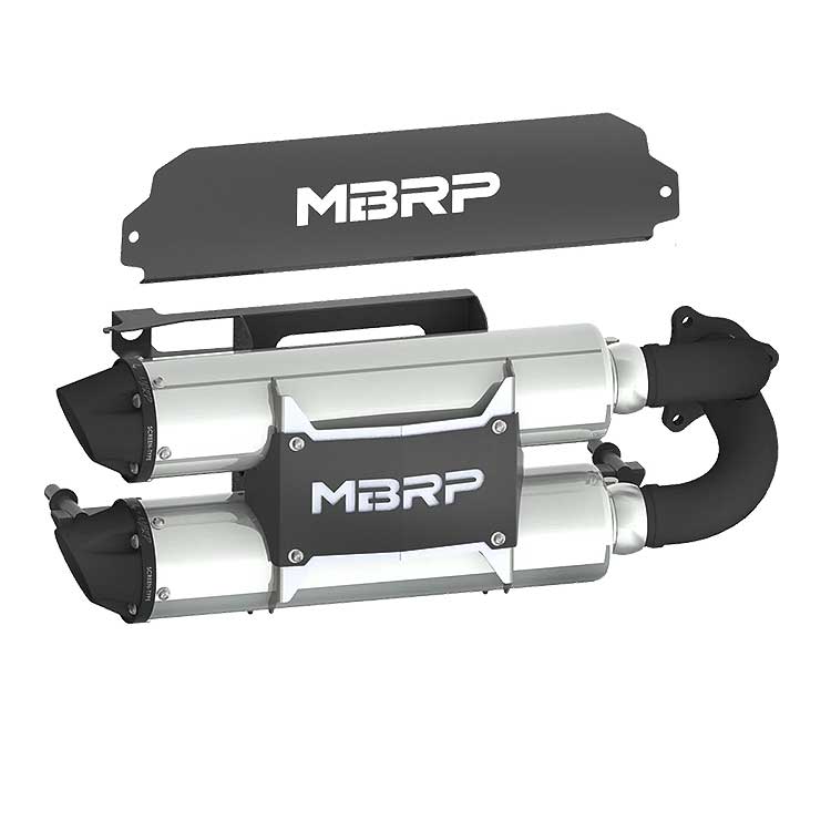 RZR PRO XP MBRP Performance Series Dual Stacked Slip On Exhaust