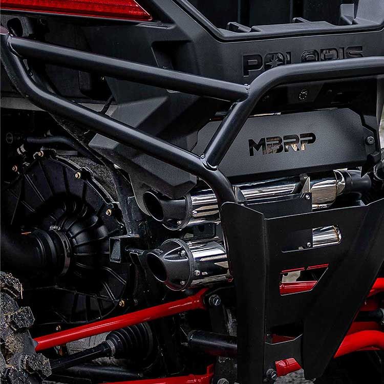 RZR PRO XP MBRP Performance Series Dual Stacked Slip On Exhaust
