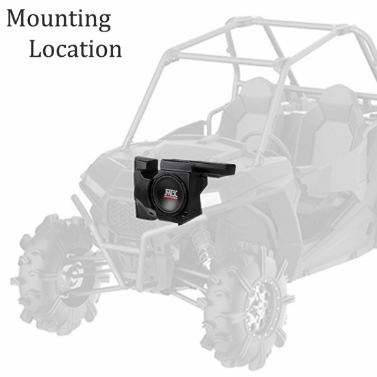 Polaris RZR XP 1000 MTX Amplified Subwoofer | Side By Side Stuff