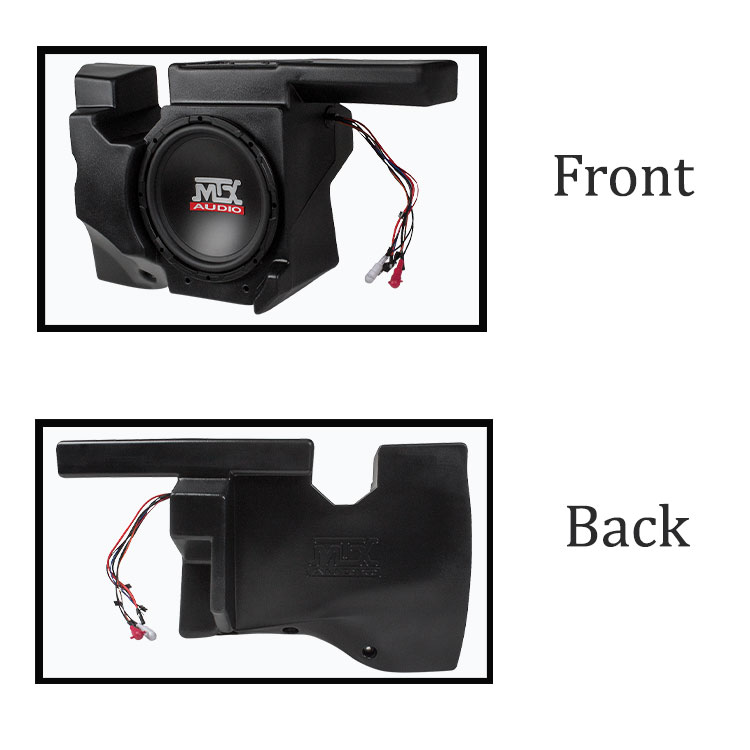 Polaris RZR XP 1000 MTX Amplified Subwoofer | Side By Side Stuff