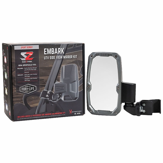 Seizmik Embark Side Mirrors with Pro-Fit Clamp | Side By Side Stuff