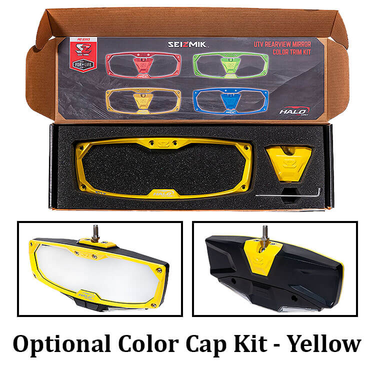 Seizmik LED Rear View Mirror with Pro-Fit Clamp | Side By Side Stuff