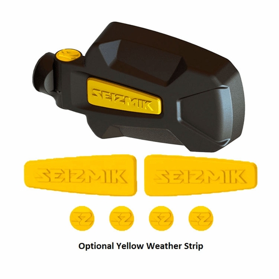 Seizmik Pursuit Aluminum Break Away Side Mirrors with 2 Inch Clamp