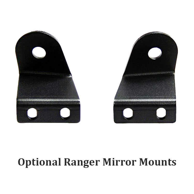 Seizmik Pursuit Aluminum Break Away Side Mirrors with Pro-Fit Clamp