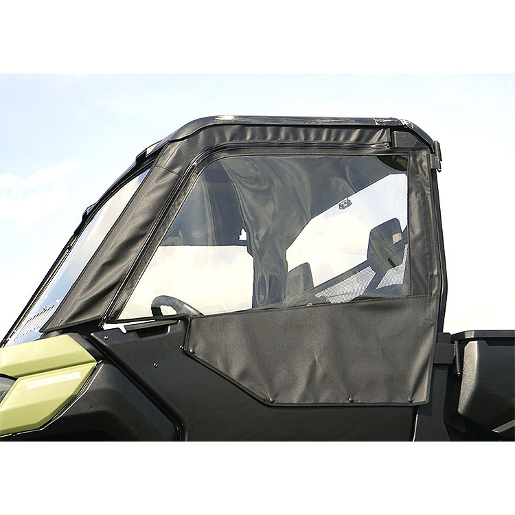 Can Am Defender Upper Doors with Zippered Windows | Side By Side Stuff