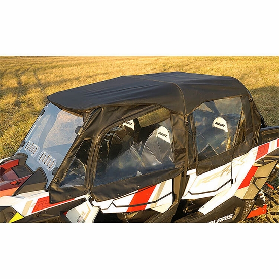 RZR XP 4 1000 Upper Doors with Zippered Windows, Rear Window and Top