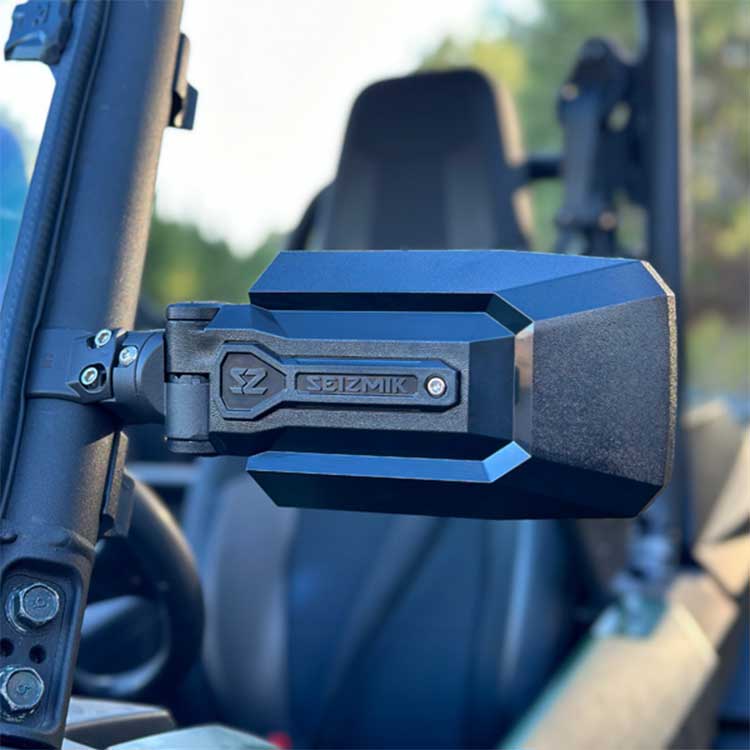 Seizmik Trailrider Break Away 2 Inch Clamp Side Mirrors