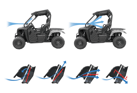 Honda Pioneer 700 VersaVent Windshield | Side By Side Stuff
