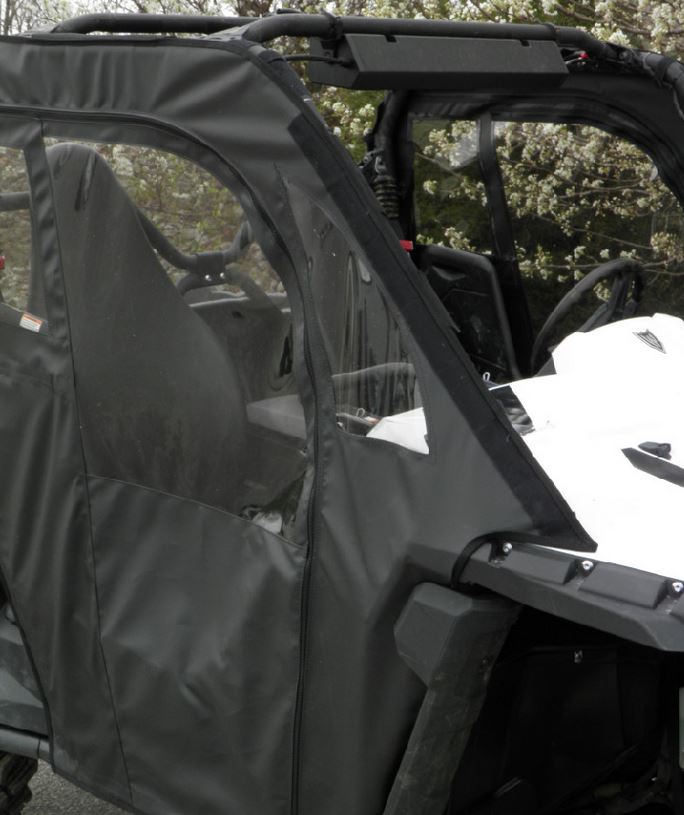 Yamaha Wolverine Black 3 Star Full Door Set | Side By Side Stuff