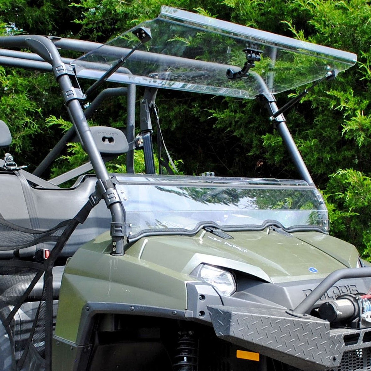 Polaris Ranger XP 800 Flip Windshield | Side by Side Stuff
