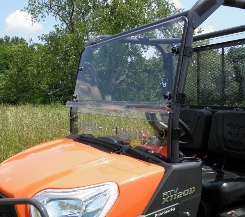 3 Star 2 Piece Front UTV Windshield For Kubota RTV X1140