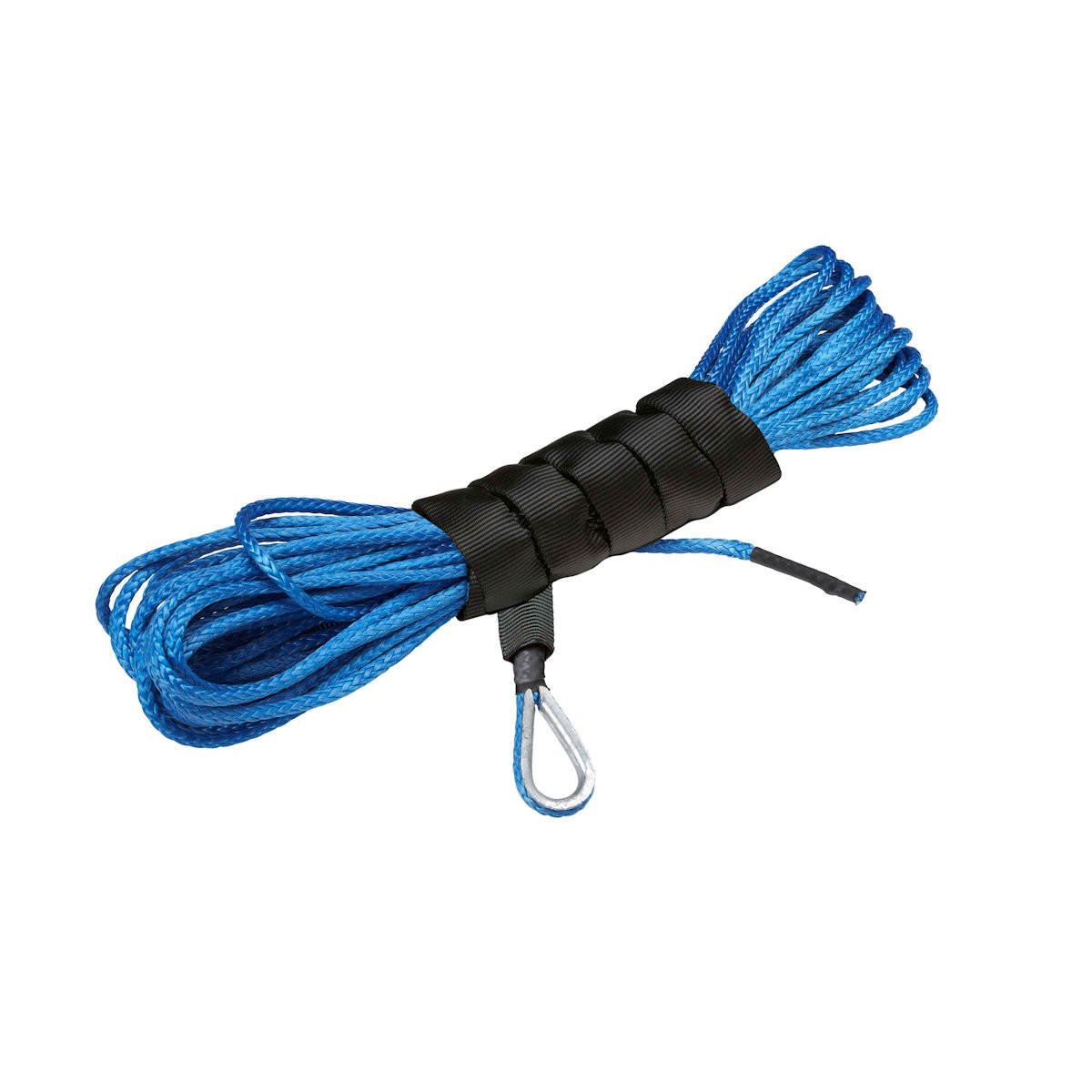 Blue AmSteel-Blue 1/4 in x 40 ft Synthetic Winch Rope