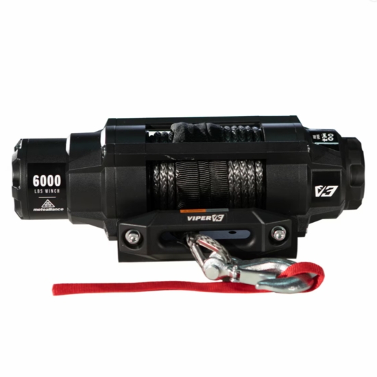 Viper V3 4500 lb. Wide Spool Winch w/ Black Rope