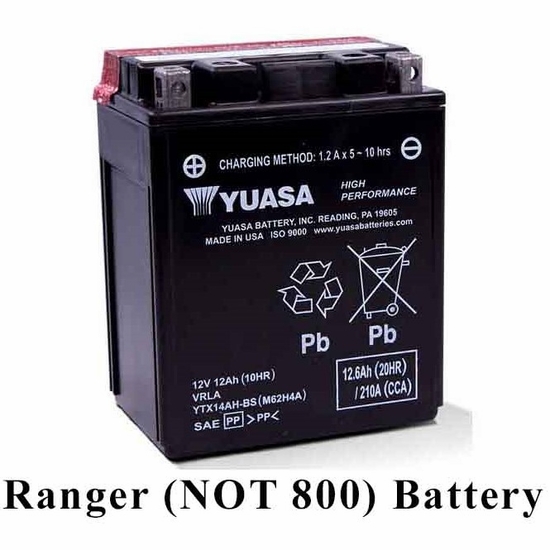 Mid Size Polaris Ranger 800 Battery | Side by Side Stuff