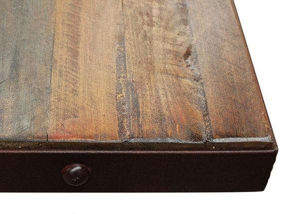 Antique Multicolor Counter Height 52-Inch Dining Table | Lodgecraft