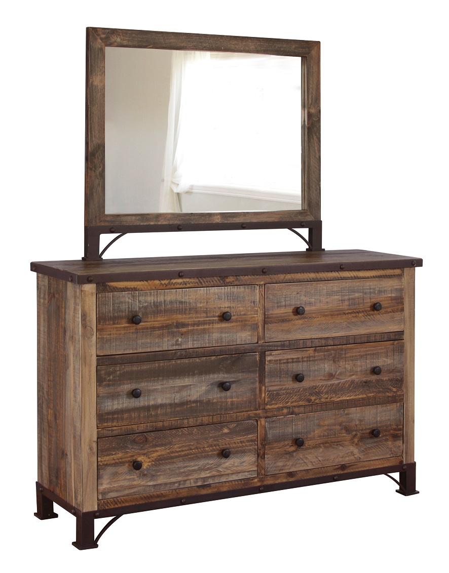Antique Multicolor Dresser | Lodgecraft