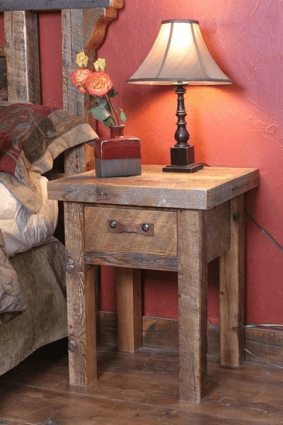 Black Mountain One Drawer Nightstand Lodgecraft
