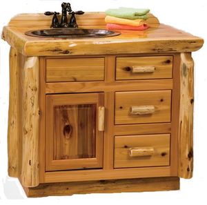 Rustic Bathroom Vanities, Rustic Bathroom Furniture – LodgeCraft