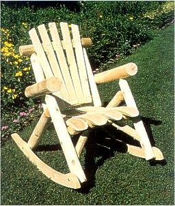 Lakeland mills cedar log rocking chair store