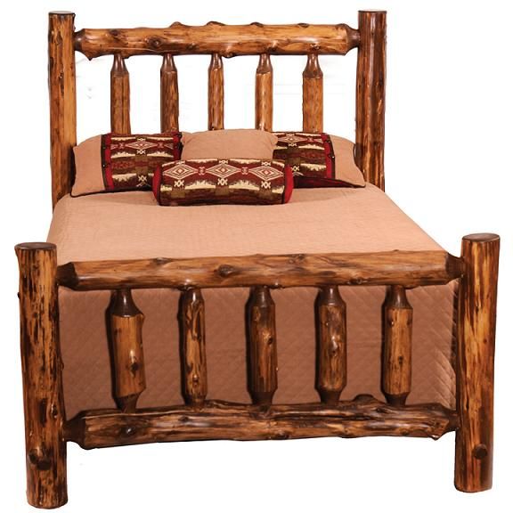 Cedar Traditional Log Bed | Lodgecraft
