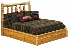 Cedar Traditional Log Bed | Lodgecraft