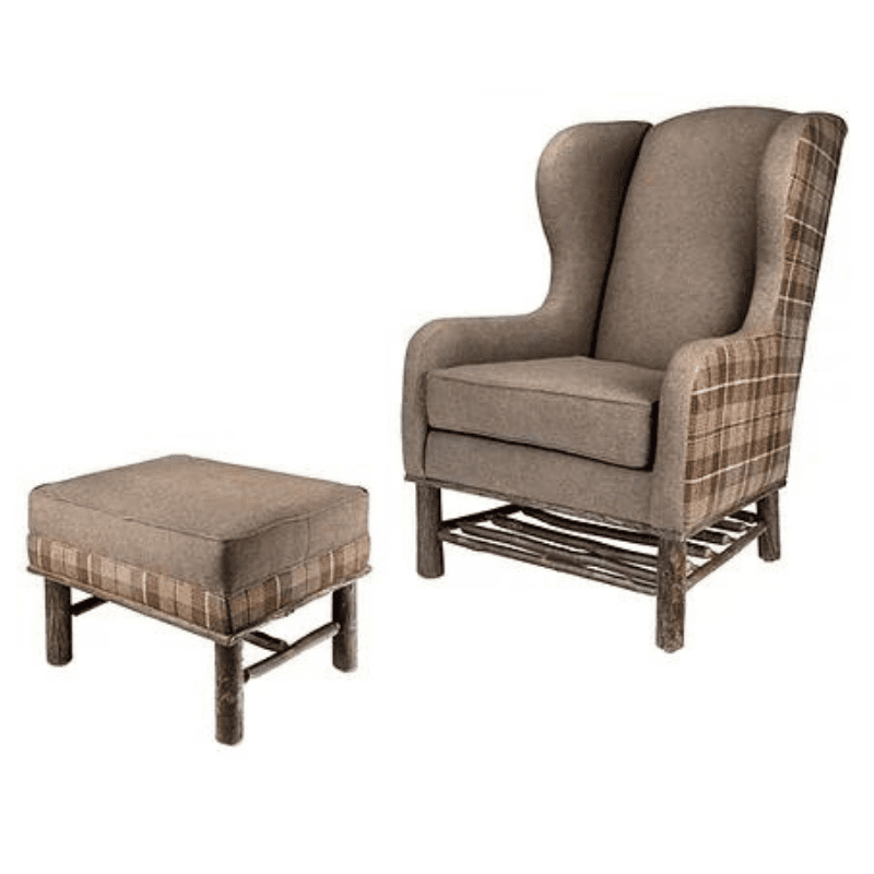 Old Hickory Wingback Chair | Lodgecraft