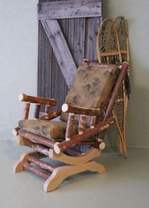 Pine Full Platform Log Bed - Rustic Beds for Sale|Lodgecraft