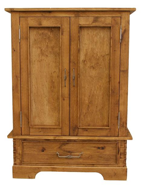 Rustic Alder Wardrobe | Lodgecraft