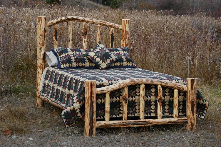 Snow Bend Log Bed - Buy Rustic Log Beds|Lodgecraft
