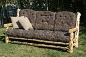 Log Futon - Log Bedroom Furniture|Lodgecraft