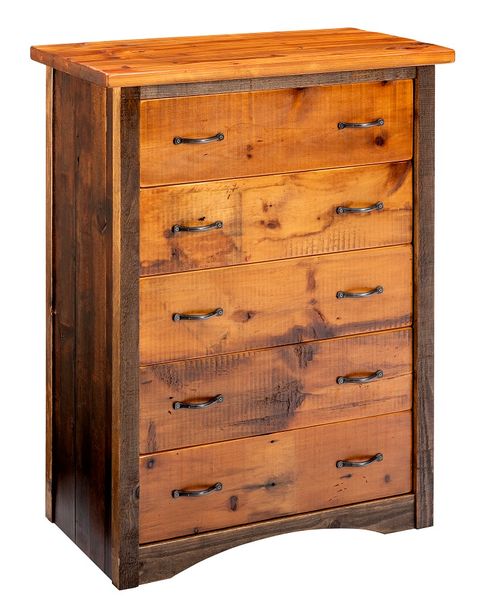 Somers Rustic Five-Drawer Chest | Lodgecraft