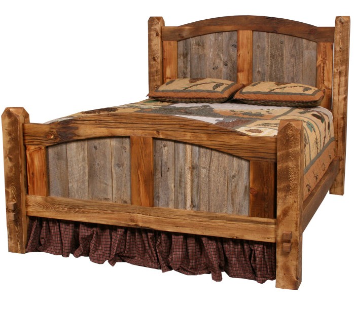 Stove Prairie Barnwood Bed | Lodgecraft