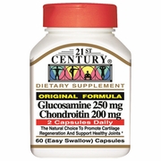 21st Century HealthCare, Glucosamine 250 mg & Chondroitin 200 mg ...