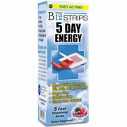 Essential Source, 5 Day Energy B12 Strips, 5 Fast Dissolving Strips ...