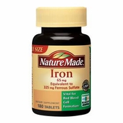 Nature Made, Iron 65 mg, 180 Tablets - SpringSunday International Shopping