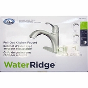 Water Ridge (WaterRidge), Pull-Out Kitchen Faucet, Brushed Nickel ...