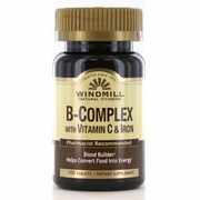 Windmill, Vitamin B-Complex with C & Iron, 100 Tablets - SpringSunday ...